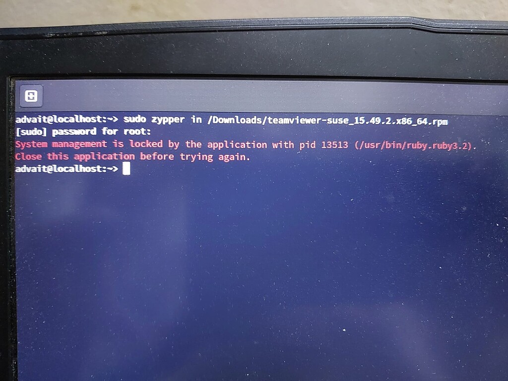 Unable to installe TeamViewer TV rpm. Various errors. How to fix? - Applications - openSUSE Forums