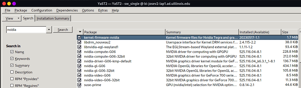 Nvidia Driver - Wayland - Applications - openSUSE Forums