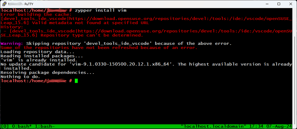 VS Code instructions on wiki broke zypper. Please help me fix it - Install/Boot/Login - openSUSE ...