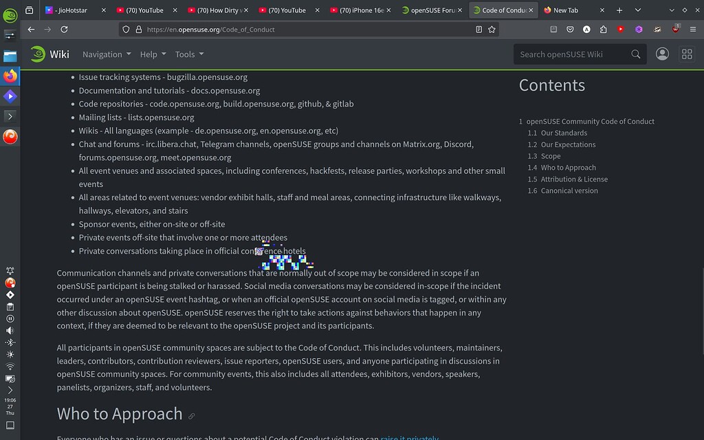 Display Artifacts and Mouse Pointer Glitch - Applications - openSUSE Forums