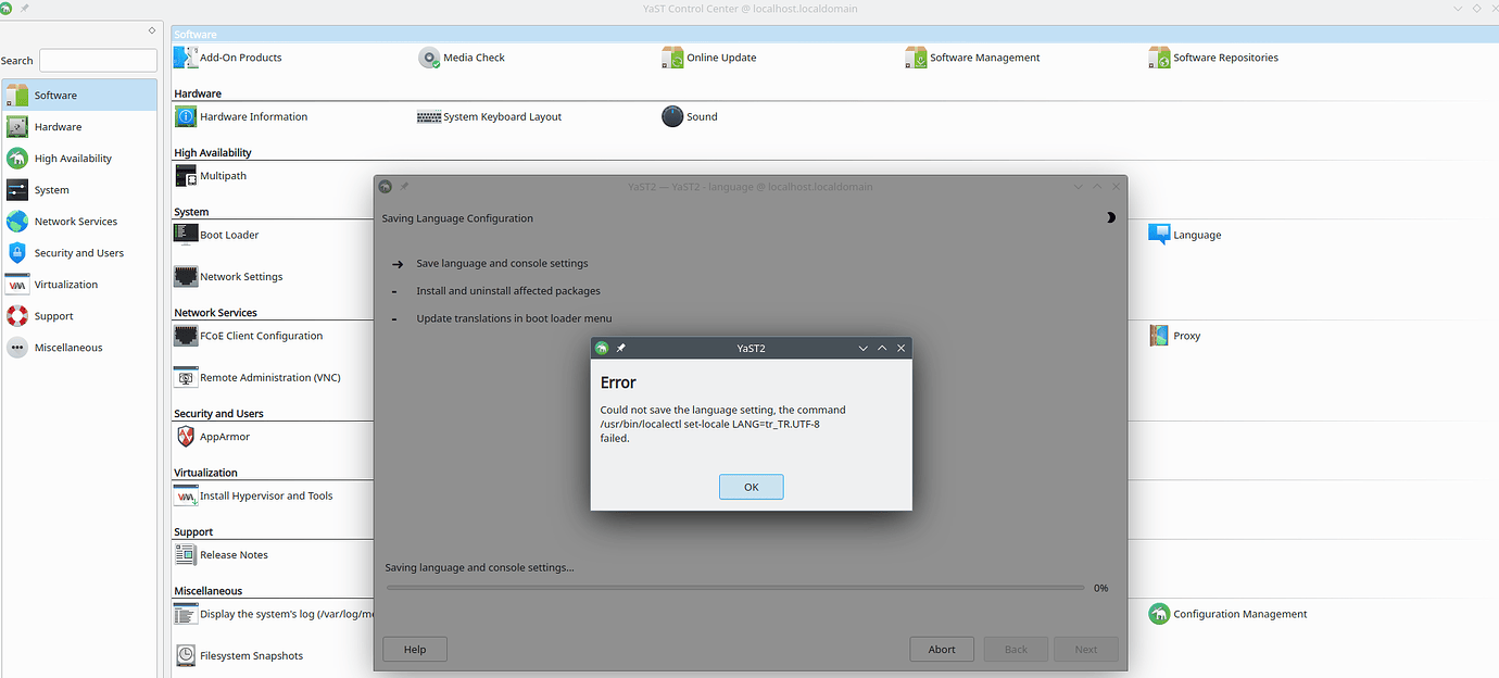 Cannot change language to Turkish on Live Leap KDE - Install/Boot/Login - openSUSE Forums