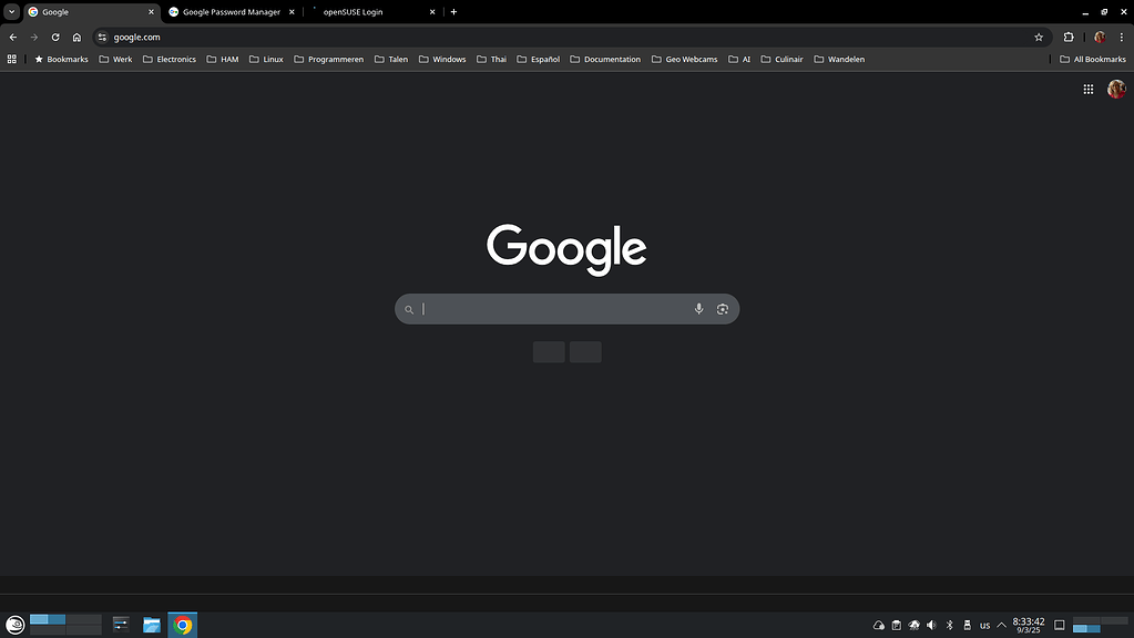 Google chrome not showing text on e.g. google.com - Page 2 - Applications - openSUSE Forums