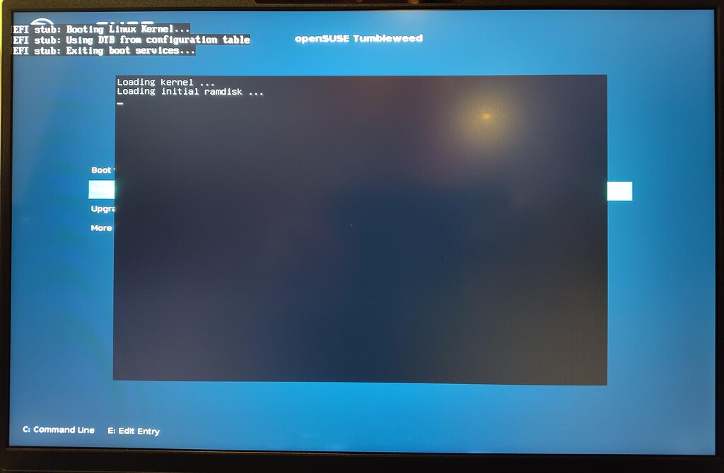 Tumbleweed installer for arm64 failing when loading kernel - Install/Boot/Login - openSUSE Forums