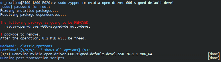 Nvidia Driver and secure boot issue - Install/Boot/Login - openSUSE Forums