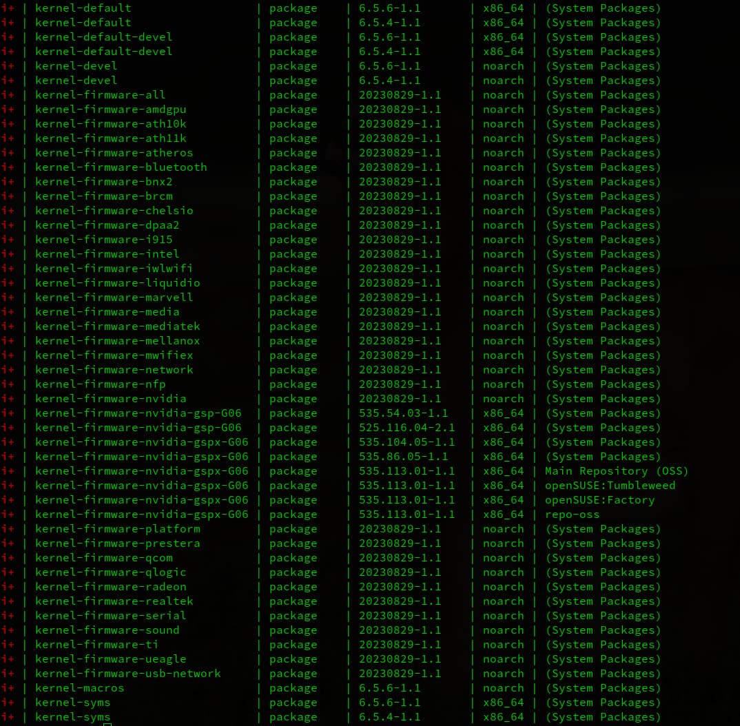 Problem after TW `dist-upgrade` to 20231023 - Applications - openSUSE Forums