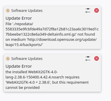 Update error 15.4-Leap - Install/Boot/Login - openSUSE Forums