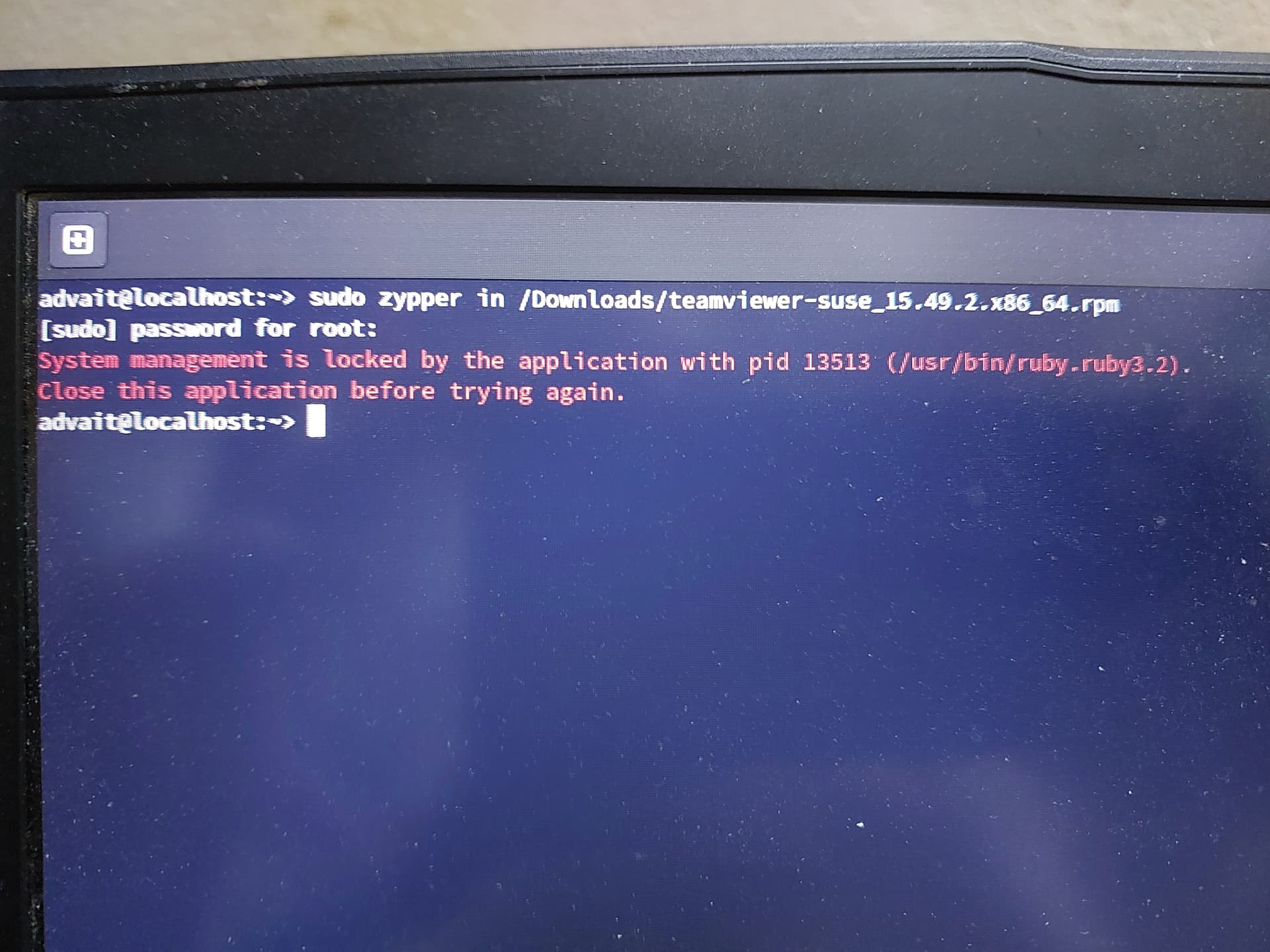 Unable to installe TeamViewer TV rpm. Various errors. How to fix? - Applications - openSUSE Forums