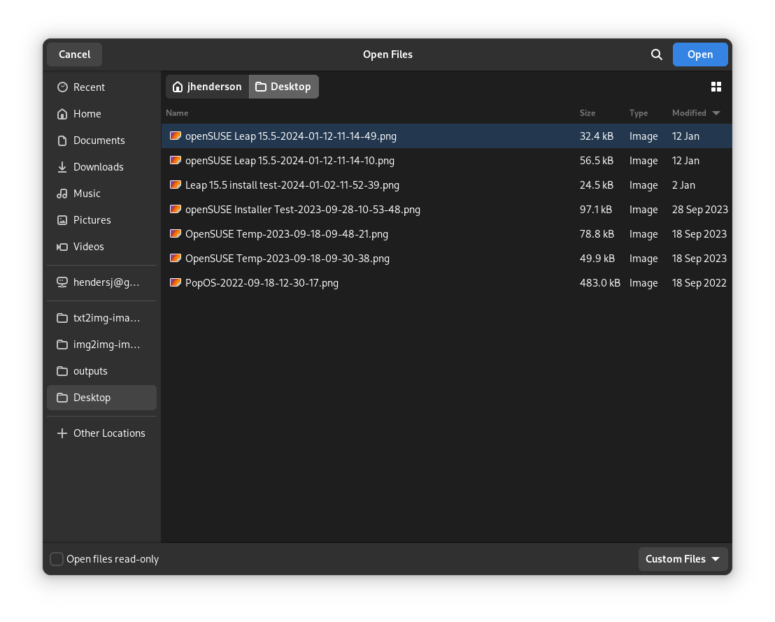 Enlarge pictures in context menus - Applications - openSUSE Forums