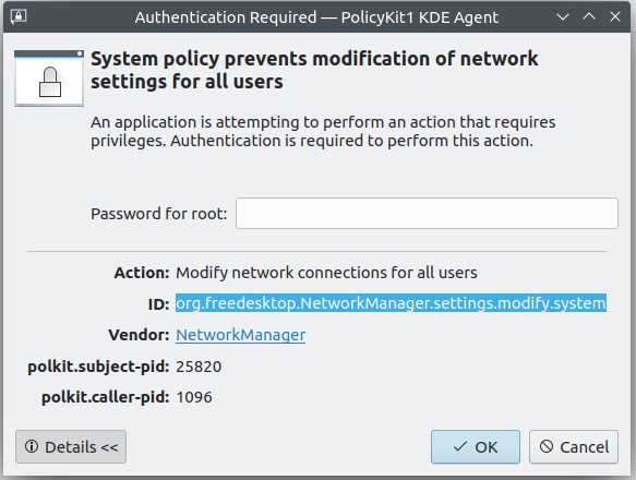 Disable "System policy prevents modification of network settings for all users" - Network ...