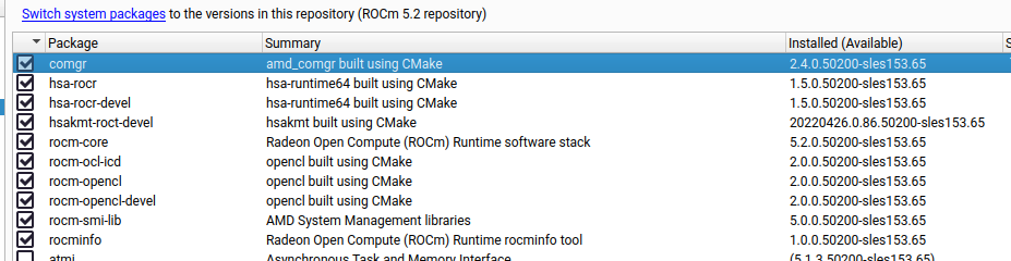 Installing ROCM in TW and Leap - Hardware - openSUSE Forums