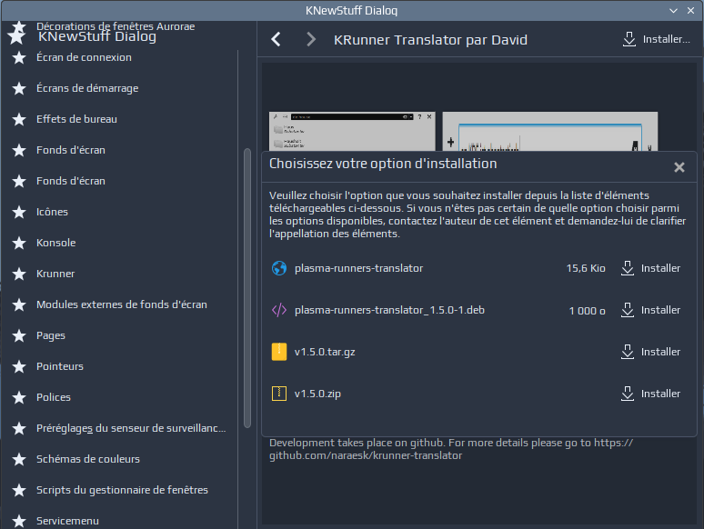 I would like to install krunner translator - Applications - openSUSE Forums