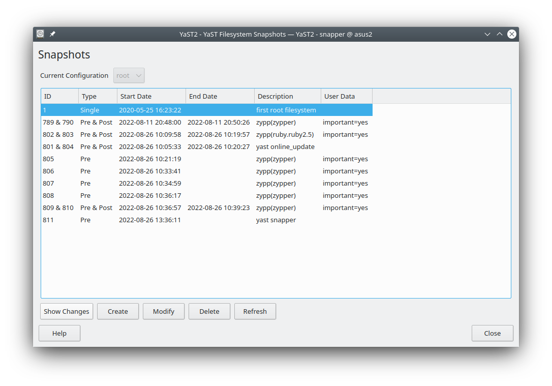 How Do I roll back to previous image? - Install/Boot/Login - openSUSE Forums