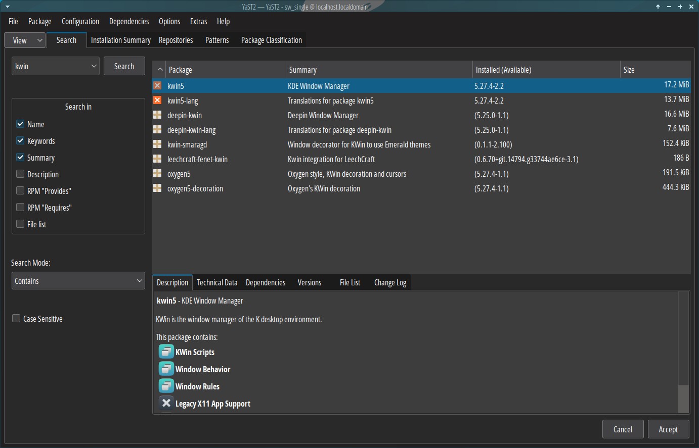 Can I remove KDE? - Applications - openSUSE Forums
