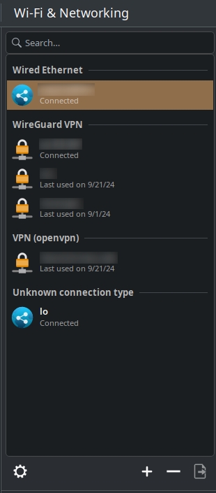 Nameless/"invisible" network connections - Network/Internet - openSUSE Forums
