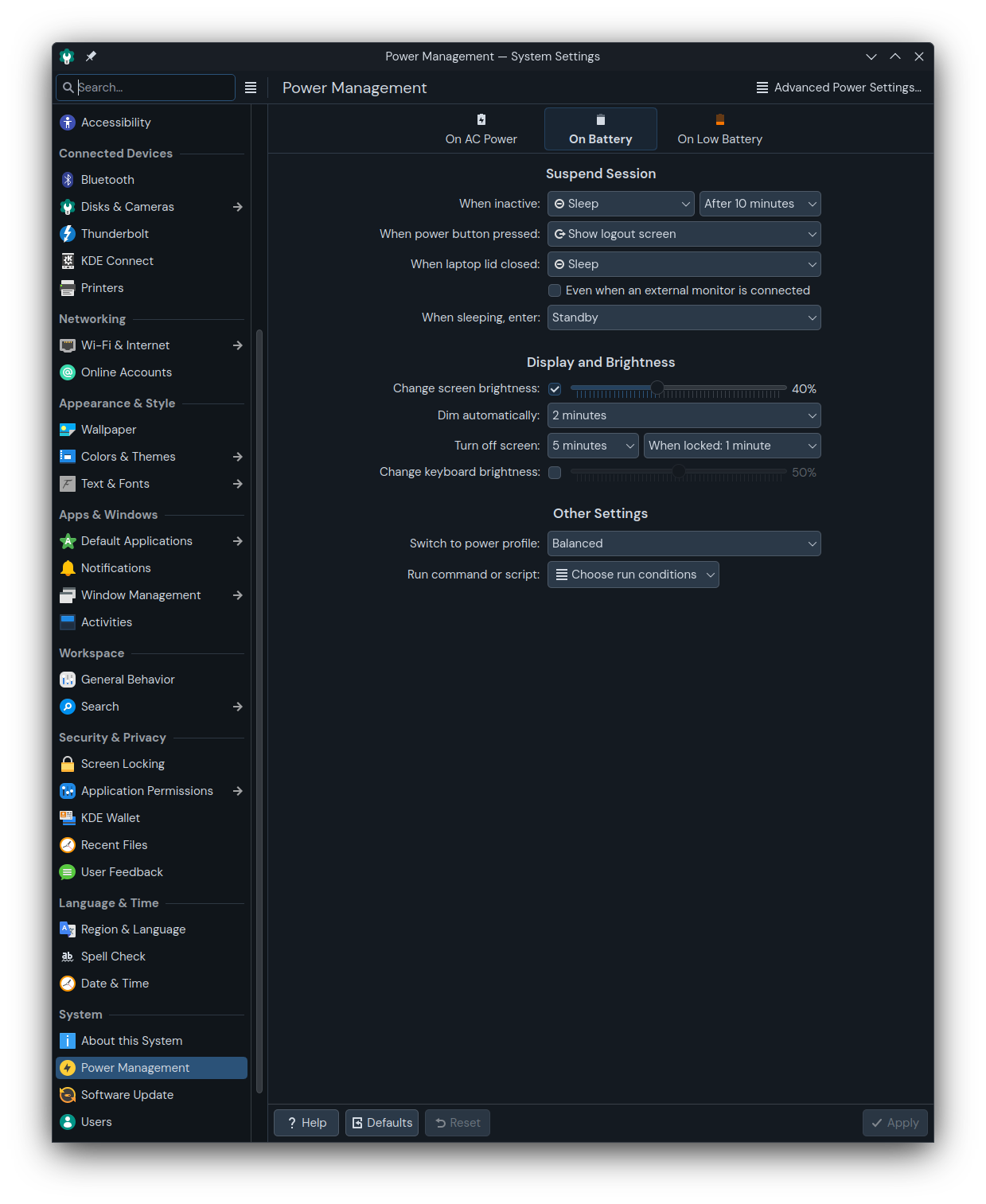 [KDE] power-profiles-daemon does not start correctly? - Applications - openSUSE Forums