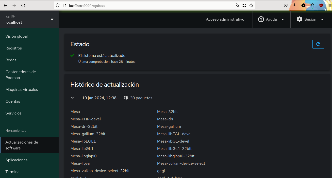 Primeros pasos con Cockpit - Manuales - Guias - openSUSE Forums