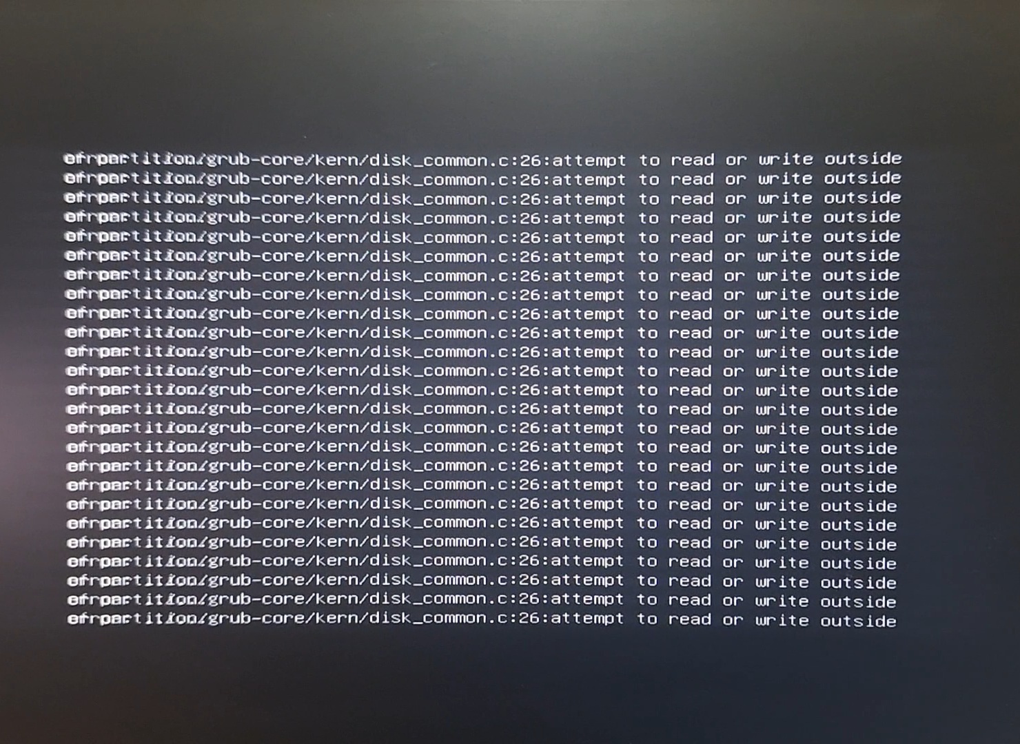GRUB error spam on OpenSUSE Tumbleweed then show menu and boots normally - Install/Boot/Login ...