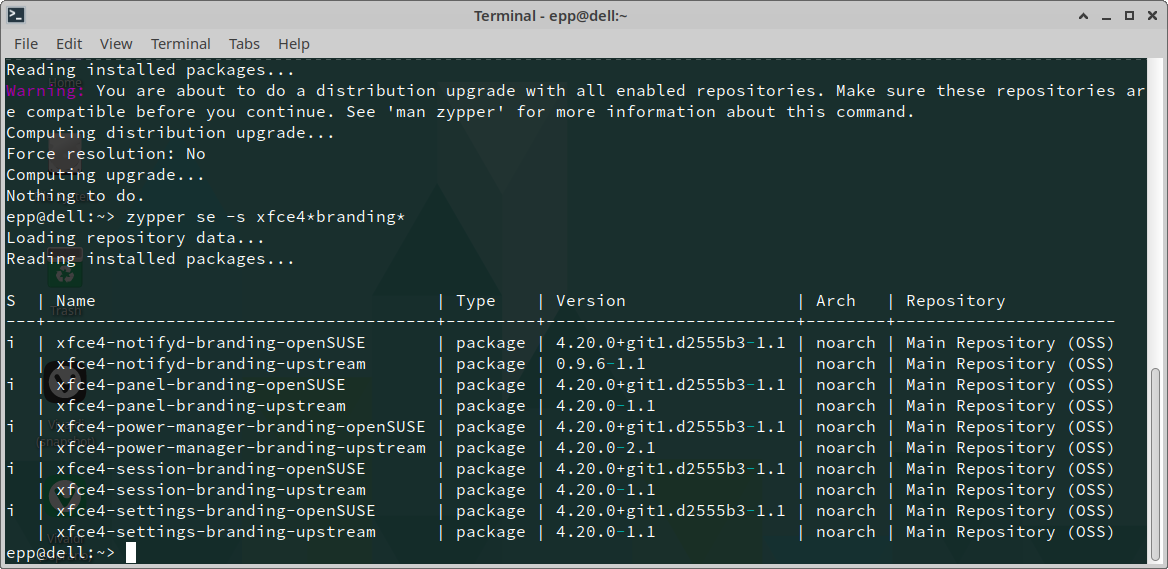 Xfce 4.20 not displaying distro logo in About Xfce - Install/Boot/Login - openSUSE Forums