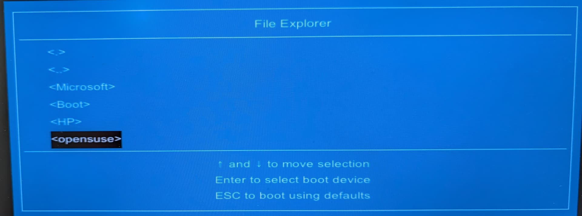 Grub is installed but does not show up, even though opensuse is set first in BIOS - Install/Boot ...