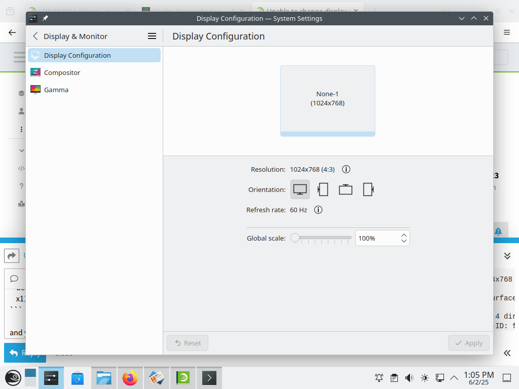 Unable to change display size on Tumbleweed - Page 2 - Hardware - openSUSE Forums