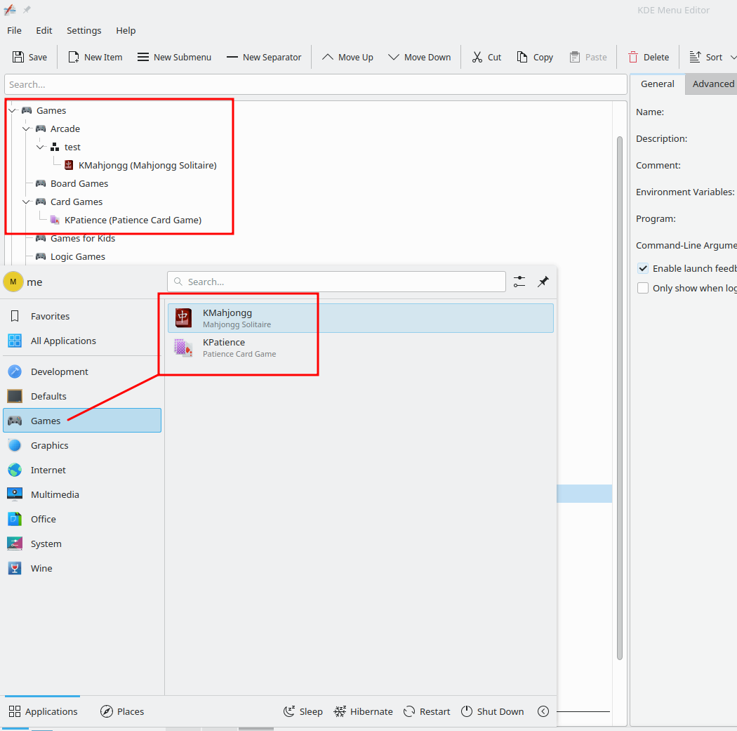 Hierarchy in the Edit Applications - Applications - openSUSE Forums
