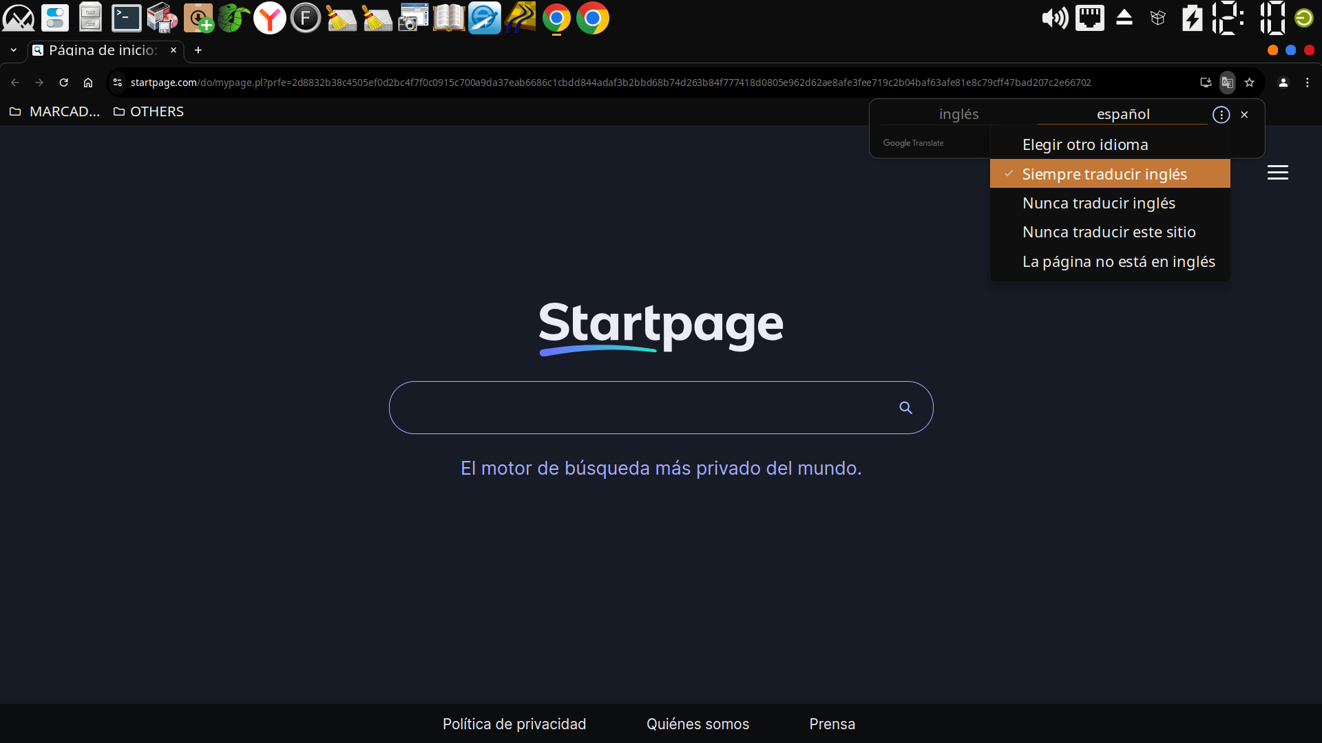 Problemas con traducción de Paginas Web - Instalación/Administración - openSUSE Forums