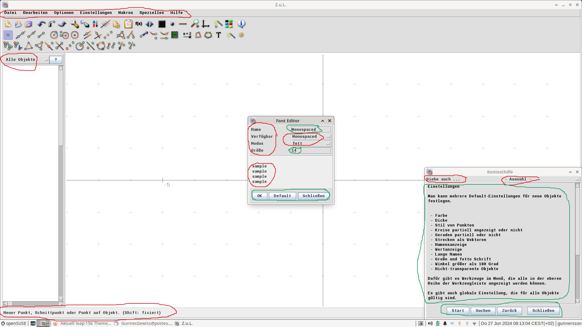 Java-Anwendung: bei einer bestimmten teilweise hässliche Fonts - Andere - openSUSE Forums