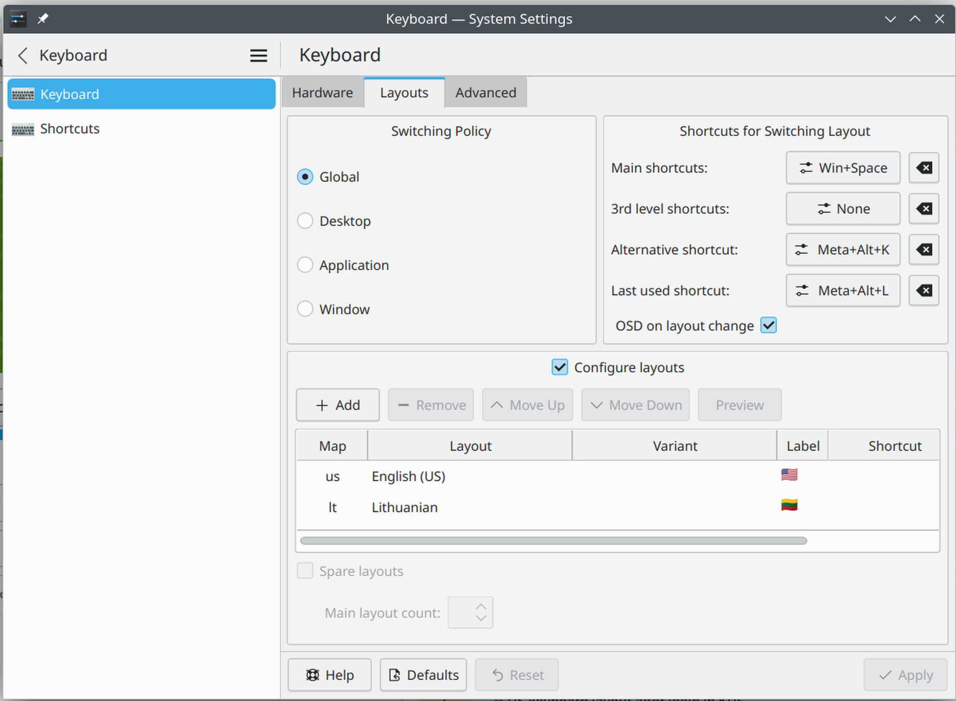 KDE keyboard layout switcher do not persist through reboot - Applications - openSUSE Forums
