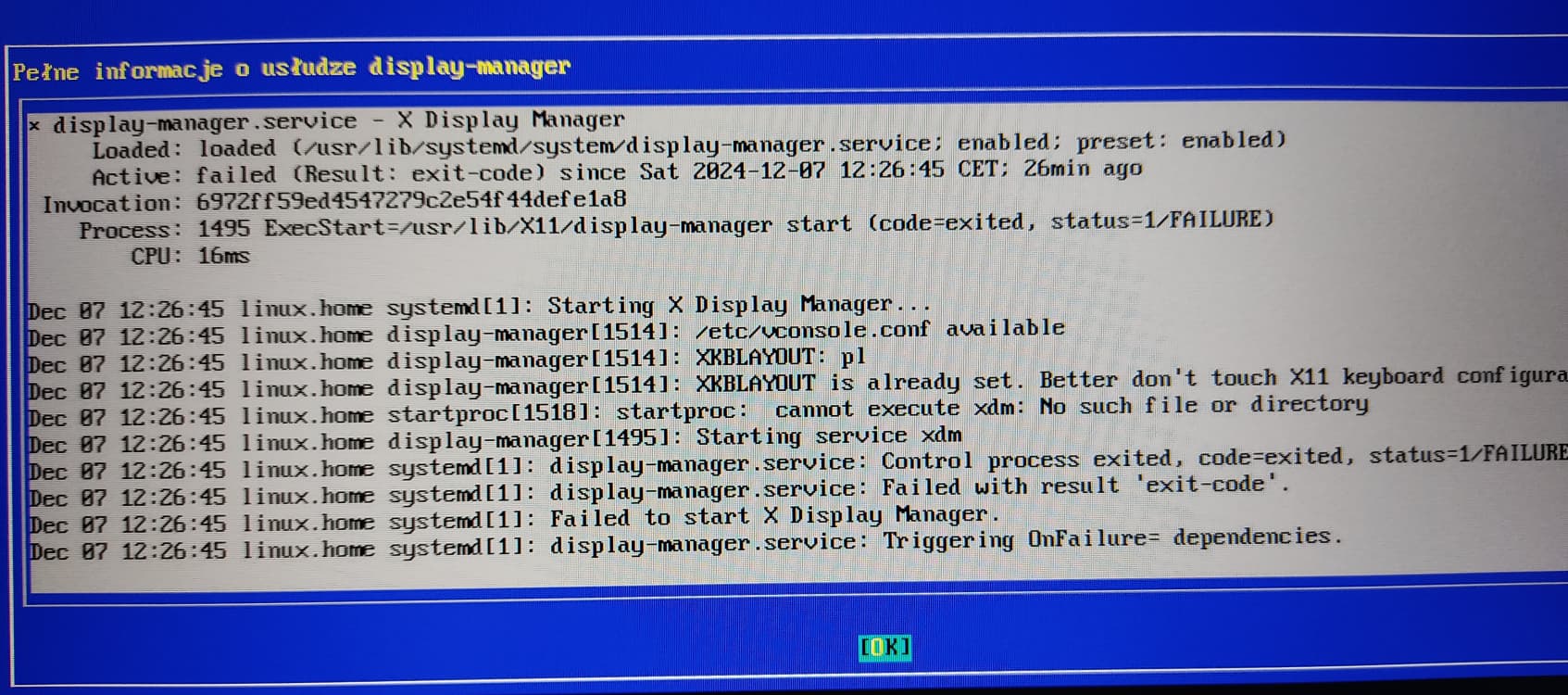Desktop doesn't start - Install/Boot/Login - openSUSE Forums